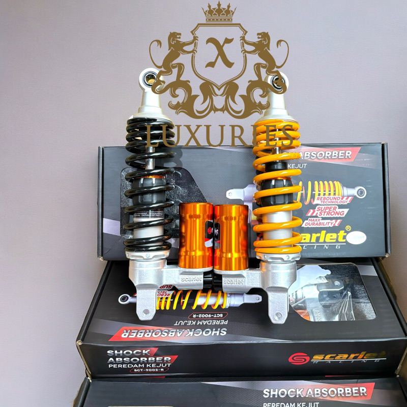 Jual Shock SCARLET Vario 125/150 Beat Scoopy Mio Xeon Xride 110 125 Fi ...