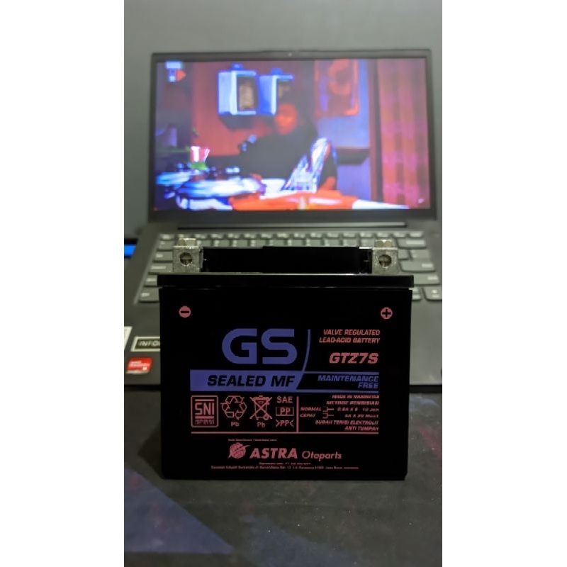 Jual Aki Motor GS ASTRA MF GTZ7S GTZ-7S CBR 150, SATRIA FU 150, SONIC ...