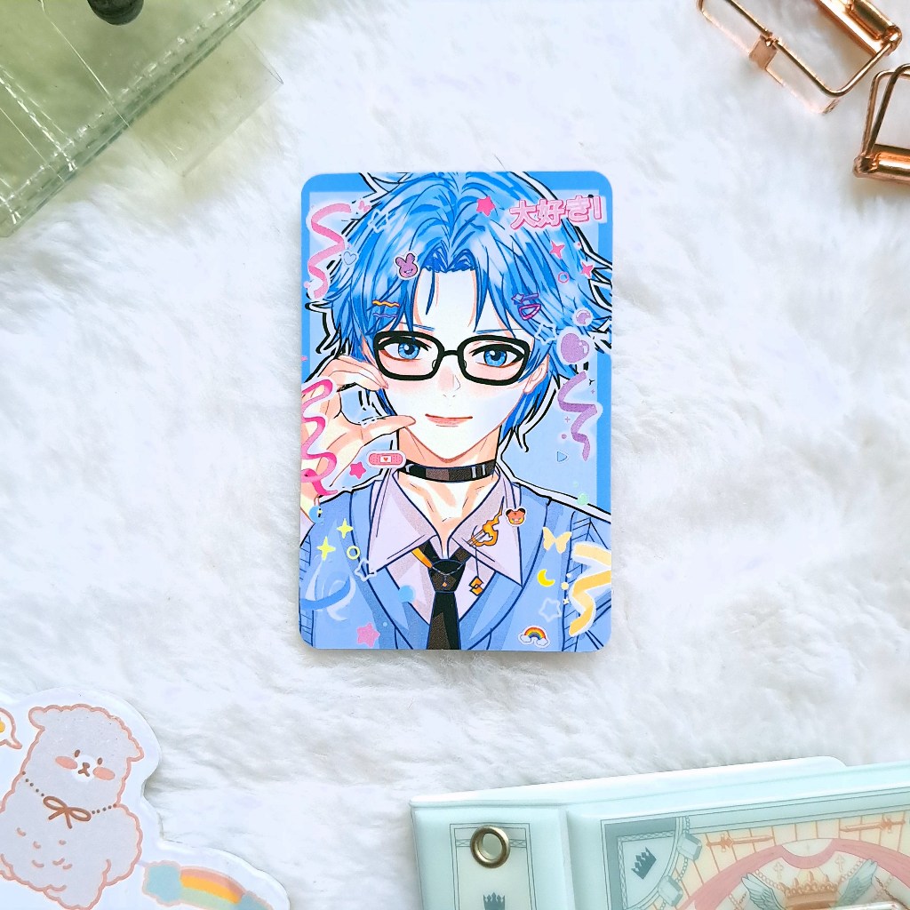 Jual VTUBER INDONESIA photocard by onintwin / Harris Caine / Mikazuki ...