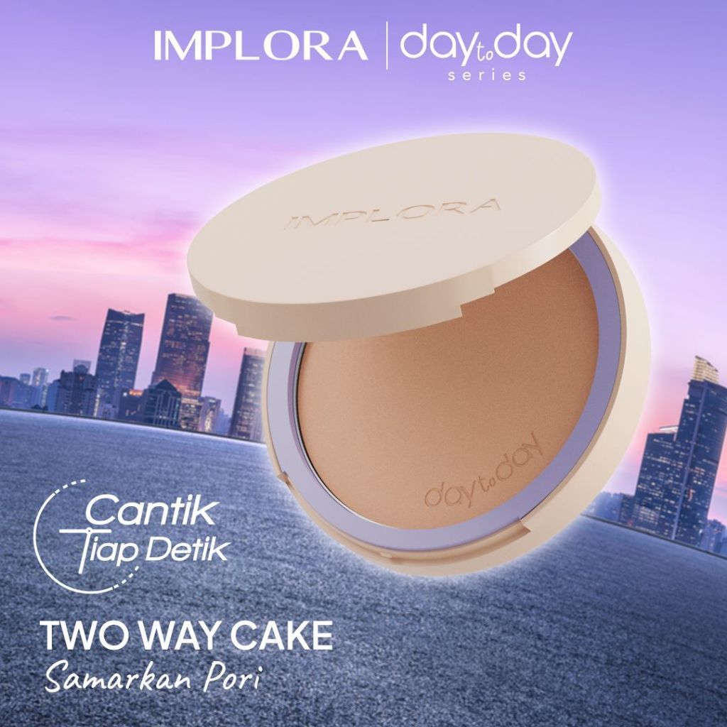 Jual IMPLORA DAY TO DAY TWO WAY CAKE Implora DaytoDay Series Bedak ...