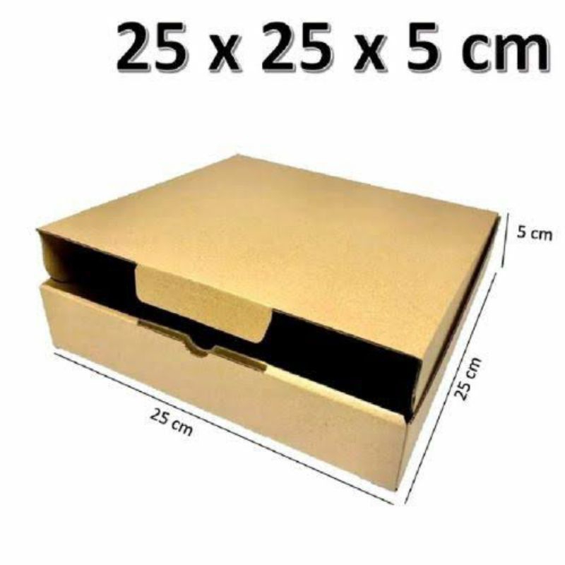Jual KARDUS DIE CUT POLOS 25X25/KOTAK PACKING 25X25X5/KOTAK DIE CUT ...