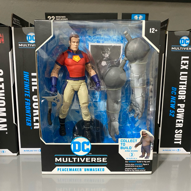 Jual Mcfarlane Toys Action Figure DC Peacemaker Unmasked | Shopee Indonesia