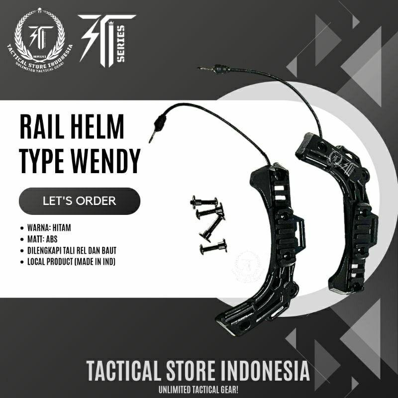 Jual Rel Helm Wendy - NEW RELEASE Rail Helm Tactical Versi Wendy (LOCAL ...