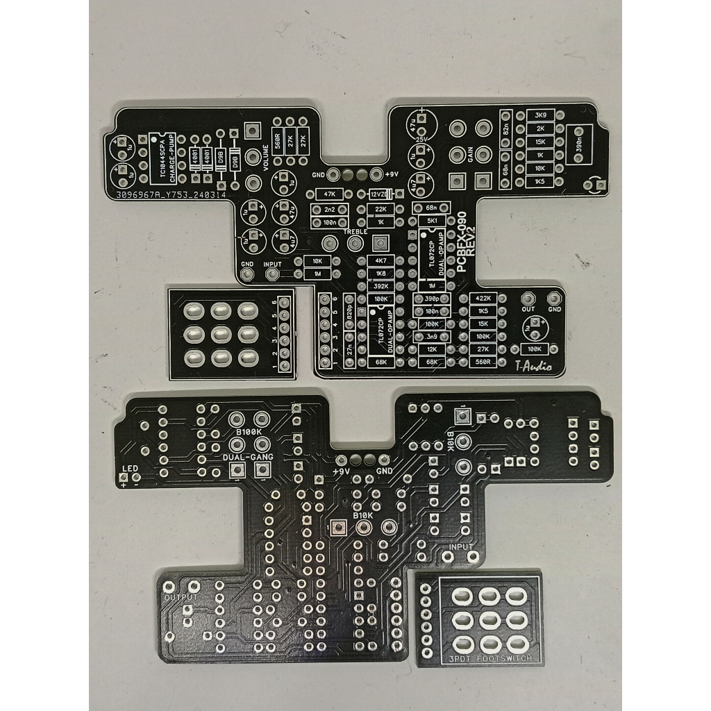 Jual T-Audio PCBFX-090 Based On Klon Centaur Overdrive Pedal Guitar ...