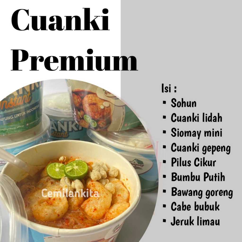 Jual cuanki instan Premium | Shopee Indonesia