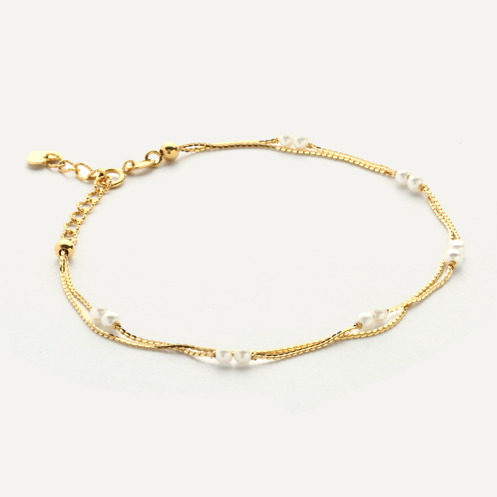 Jual Aurum Lab Gelang Emas 9K – Keysha Pearl | Shopee Indonesia