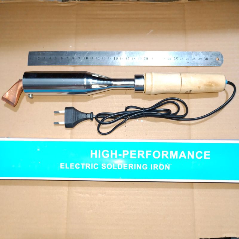 Jual Solder listrik 300W kepala tembaga besar gagang kayu | Shopee ...