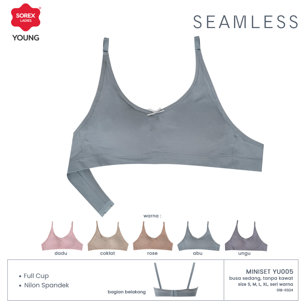 Jual Sorex Young Miniset Kait 2 Cup A Full Cup Busa Tanpa Kawat ...