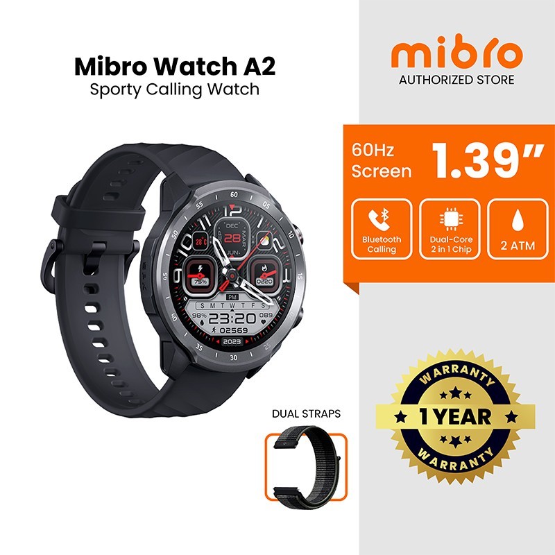 Jual Mibro Smartwatch A2 (App Control Heart Rate/ Sleep Health ...