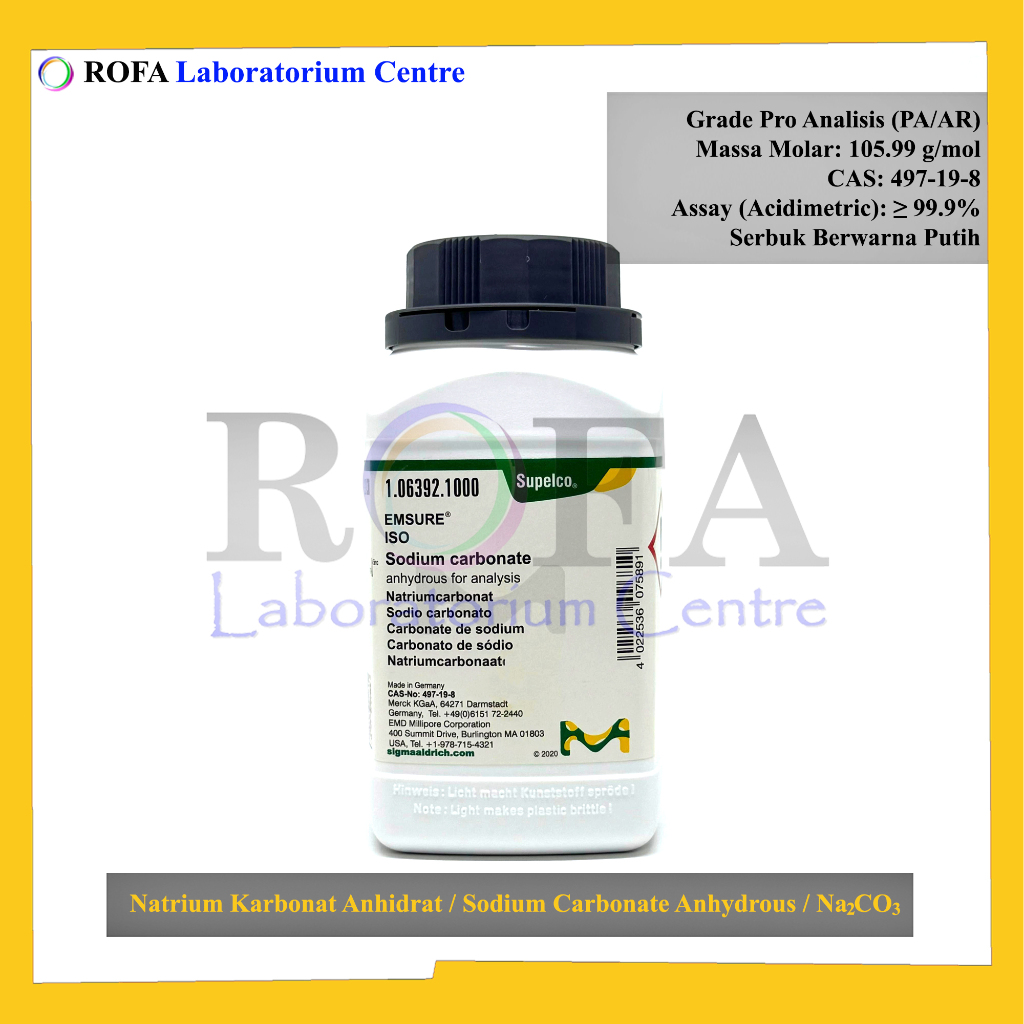 Jual Natrium Karbonat Anhidrat / Sodium Carbonate Anhydrous / Na2CO3 ...