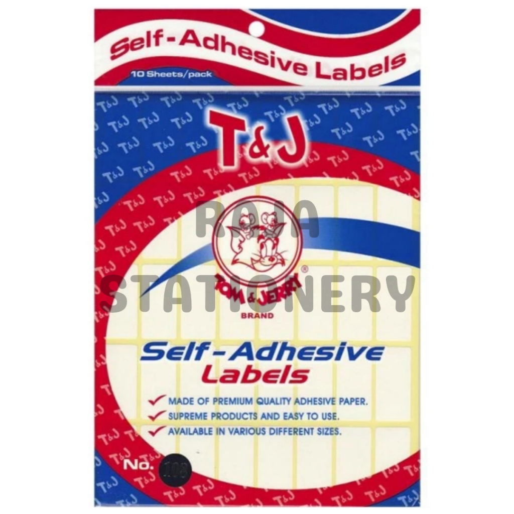 Jual LABEL TOM & JERRY STICKER TOM AND JERRY LABEL TEMPEL PUTIH 97 99 ...