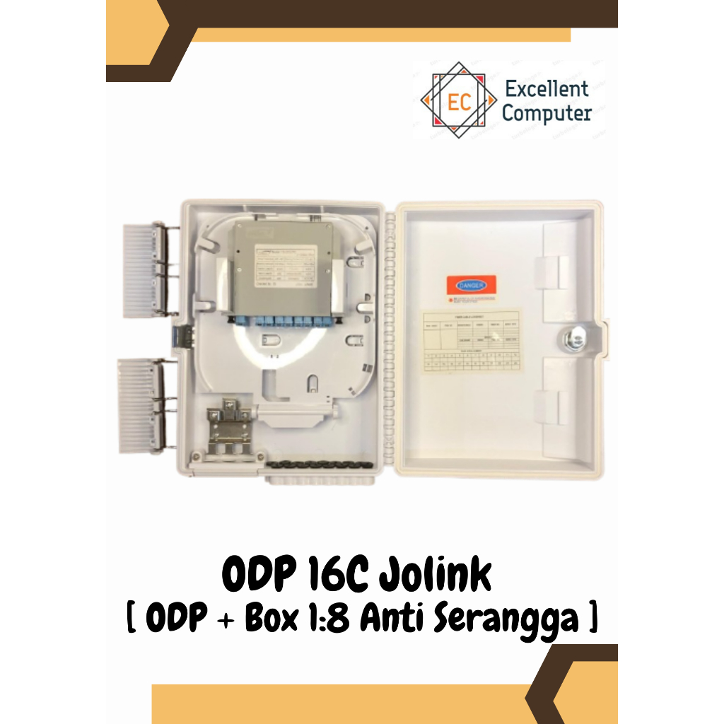 Jual Paket ODP 16 Core Jolink Double Lock [ ODP + Box 1:8 Lengkap ...
