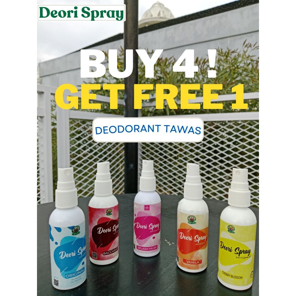 Jual DEODORANT SPRAY TAWAS isi 50 ml | Shopee Indonesia