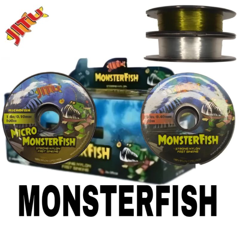 Jual [ 10 ROLL ] Senar pancing MONSTERFISH 100 Meter | Shopee Indonesia