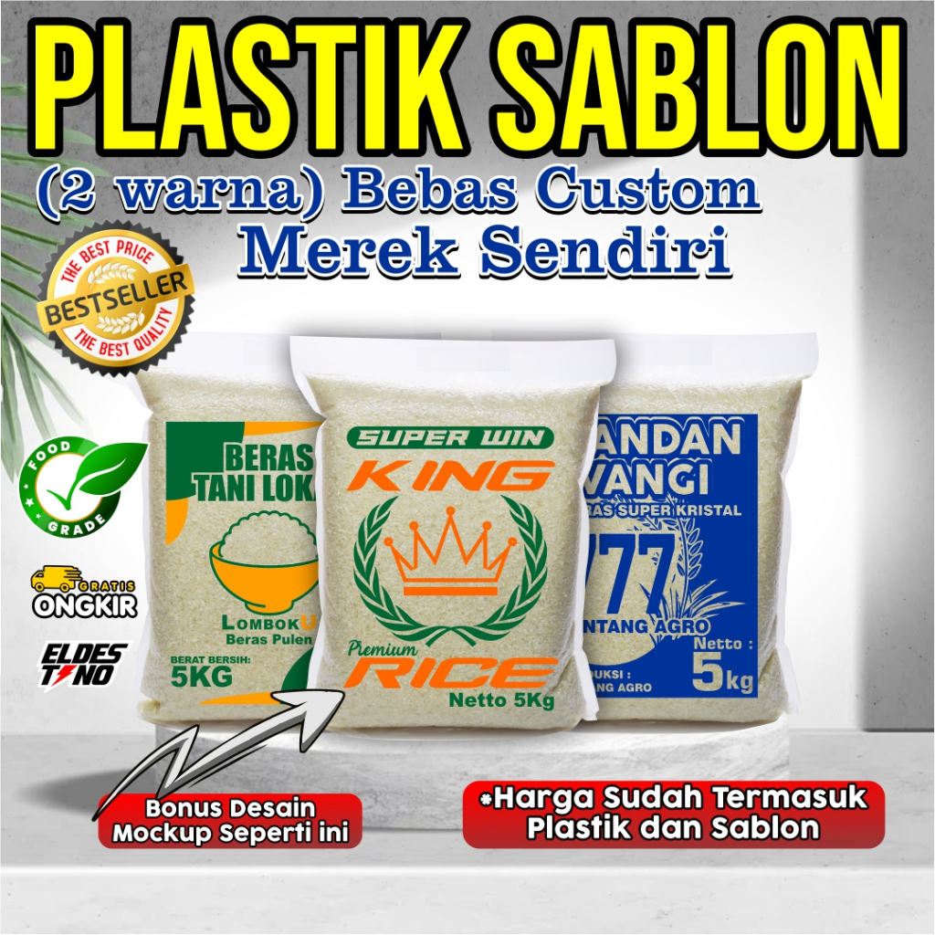 Jual Sablon Plastik Gambar Bebas 1Kg 2,5Kg 3Kg 5Kg 10Kg | Shopee Indonesia