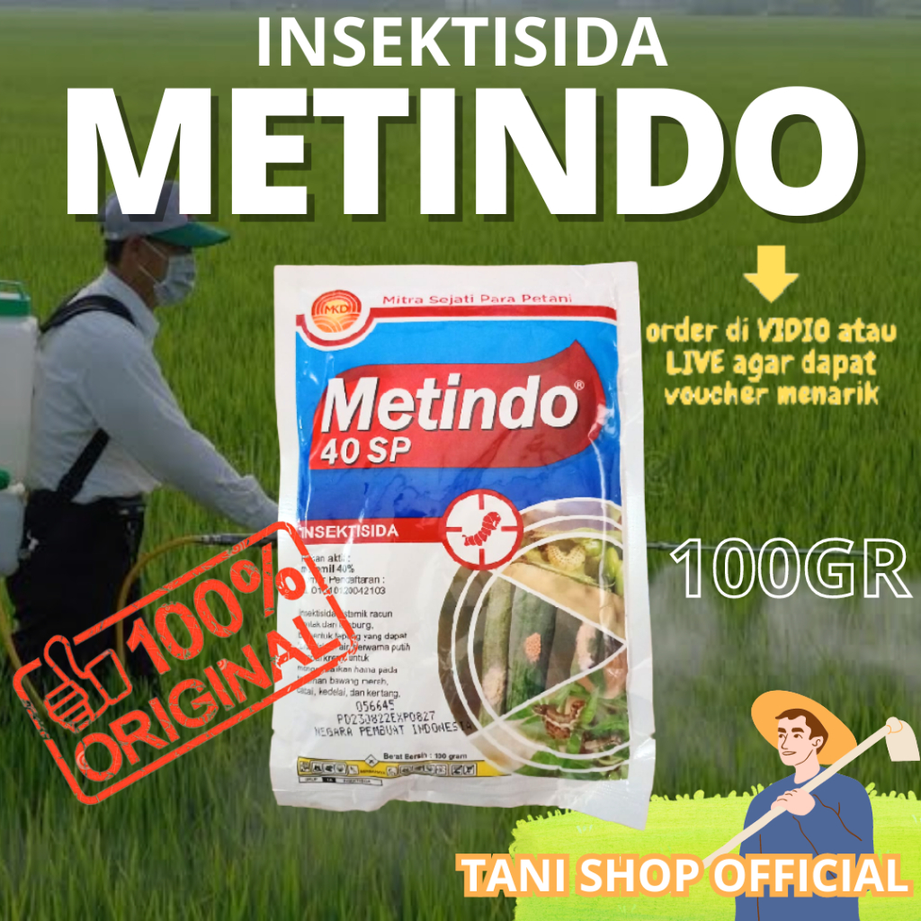 Jual insektisida metindo 100gr asli original | Shopee Indonesia