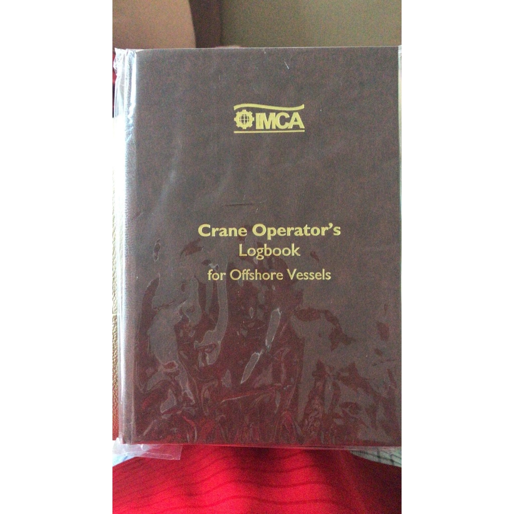 Jual Buku IMCA Crane operators logbook for offshore vessels - IMCA ...