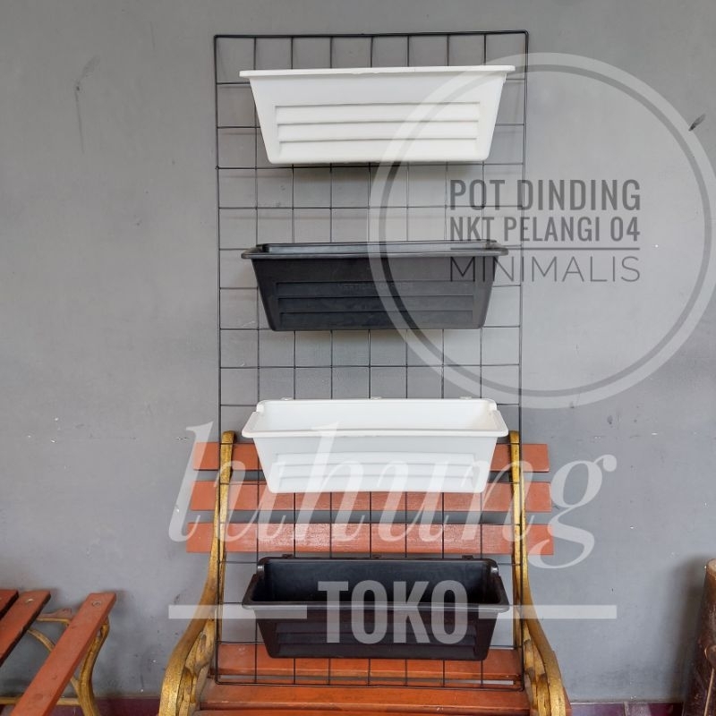 Jual Pot dinding/tempel NKT Pelangi 04 - vertical garden minimalis ...