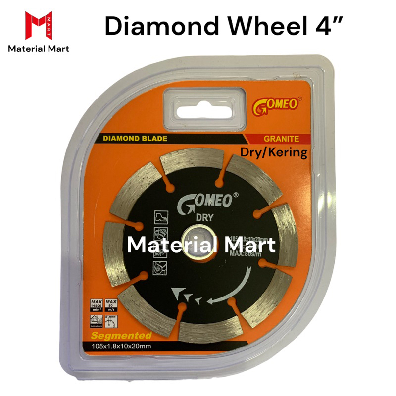 Jual Diamond Wheel 4 Inch | Mata Potong Gerinda Kering 4" | DW Keramik ...