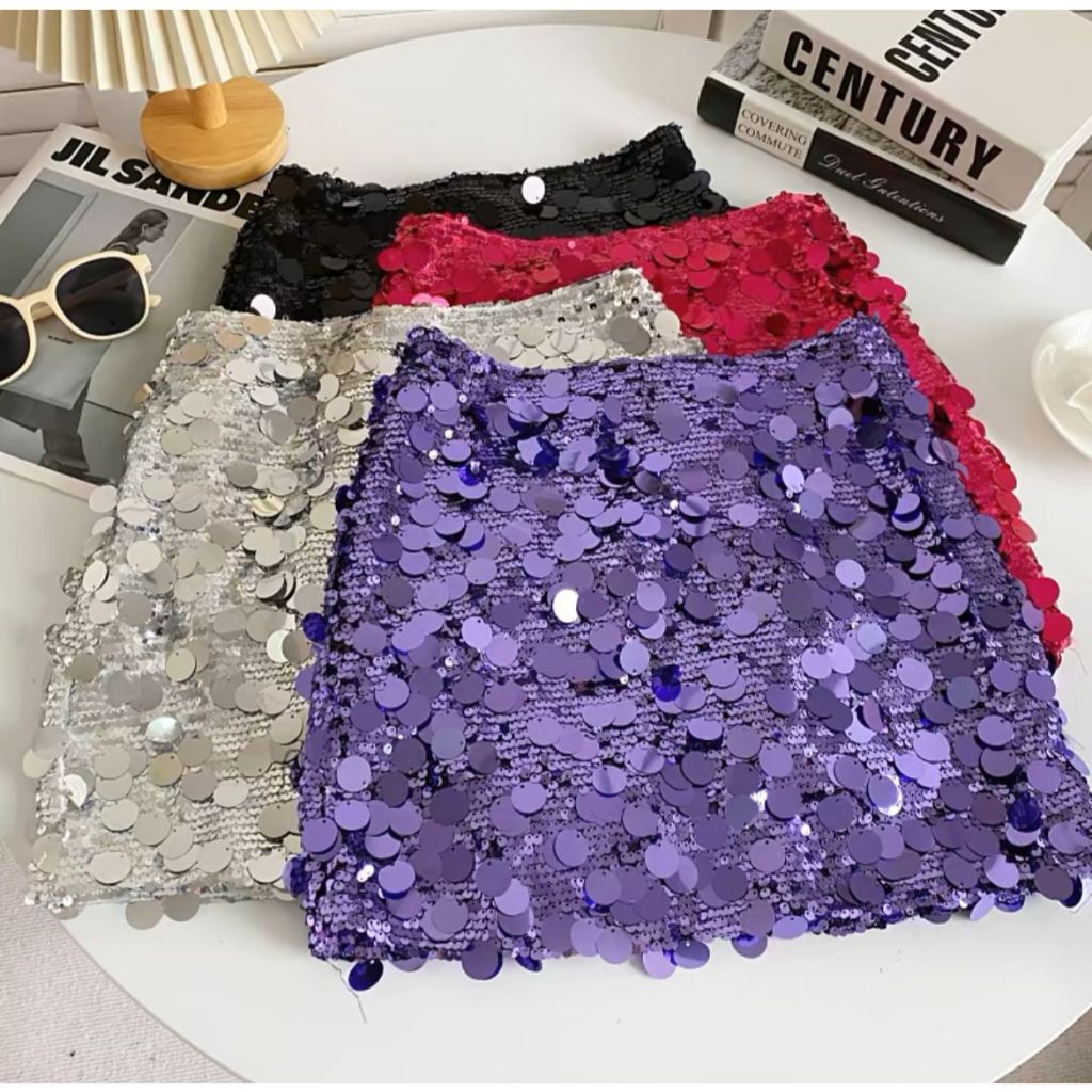 Jual E2 DS-046 Rok Bling Mix Sequin Party Acacia | Shopee Indonesia