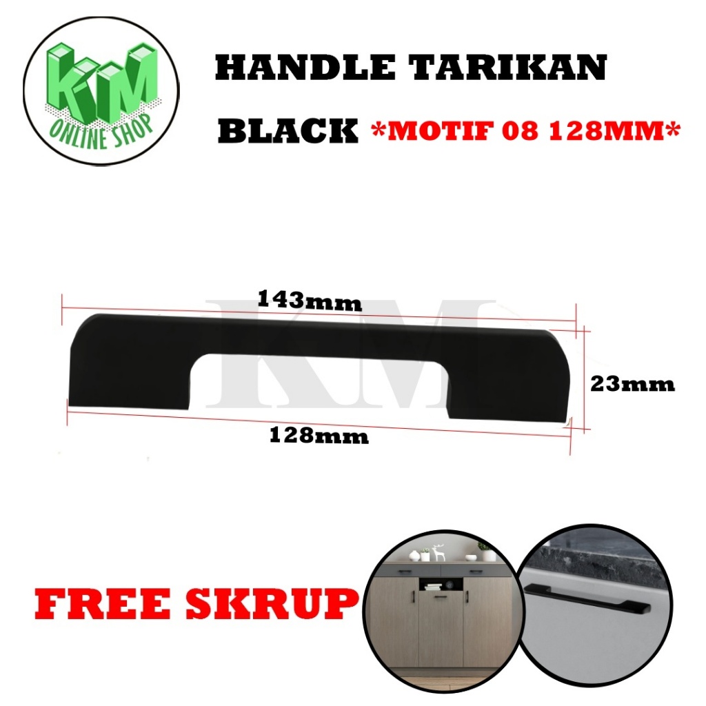 Jual Handel Laci Motif 08 Gold Tarikan Handle Minimalis Modern Bintik ...