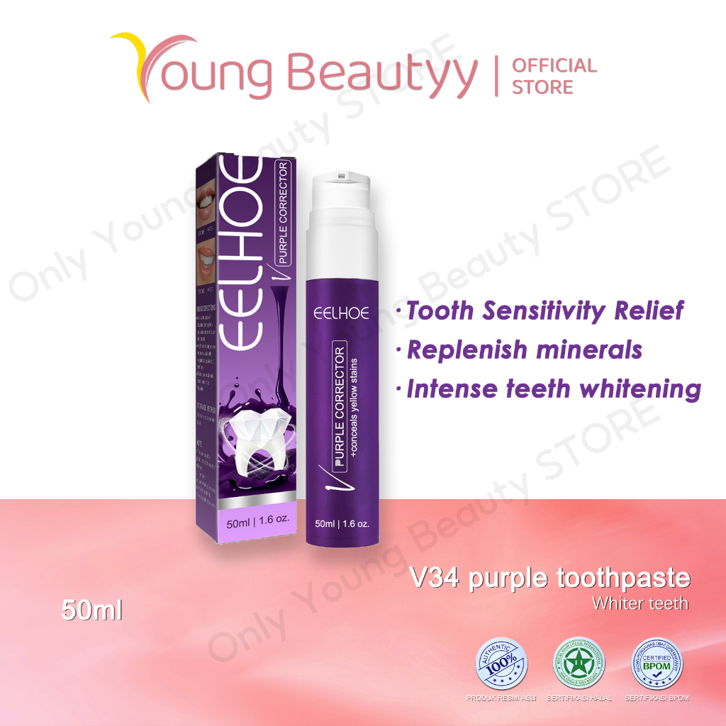 Jual EELHOE Tooth Whitening Toothpaste Stain Removal Reduce Yellowing ...
