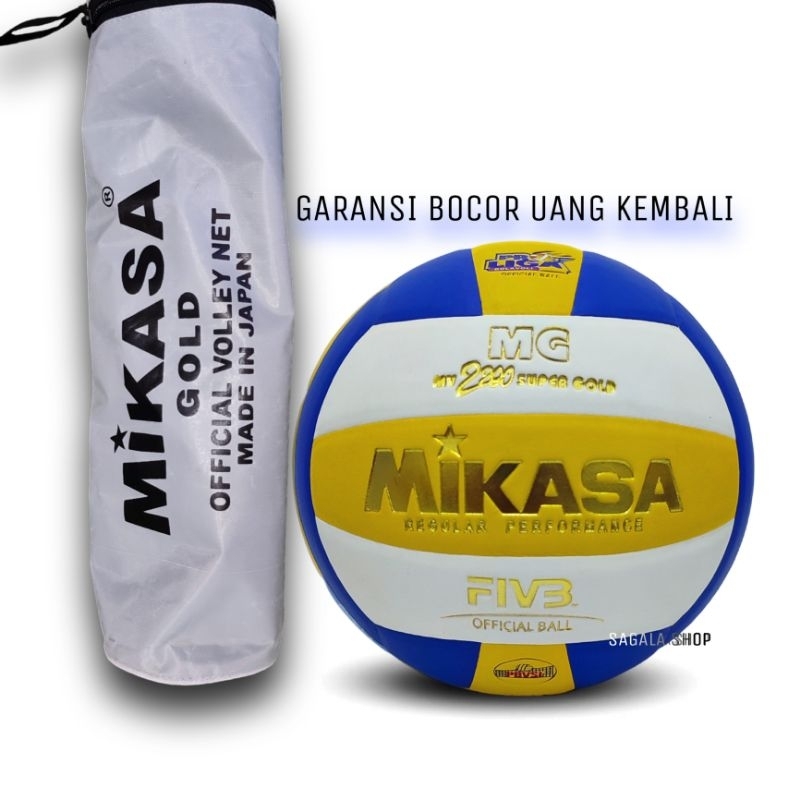 Jual 1 Set Bola Volly Voli Mikasa Dan Net Original Training Official ...