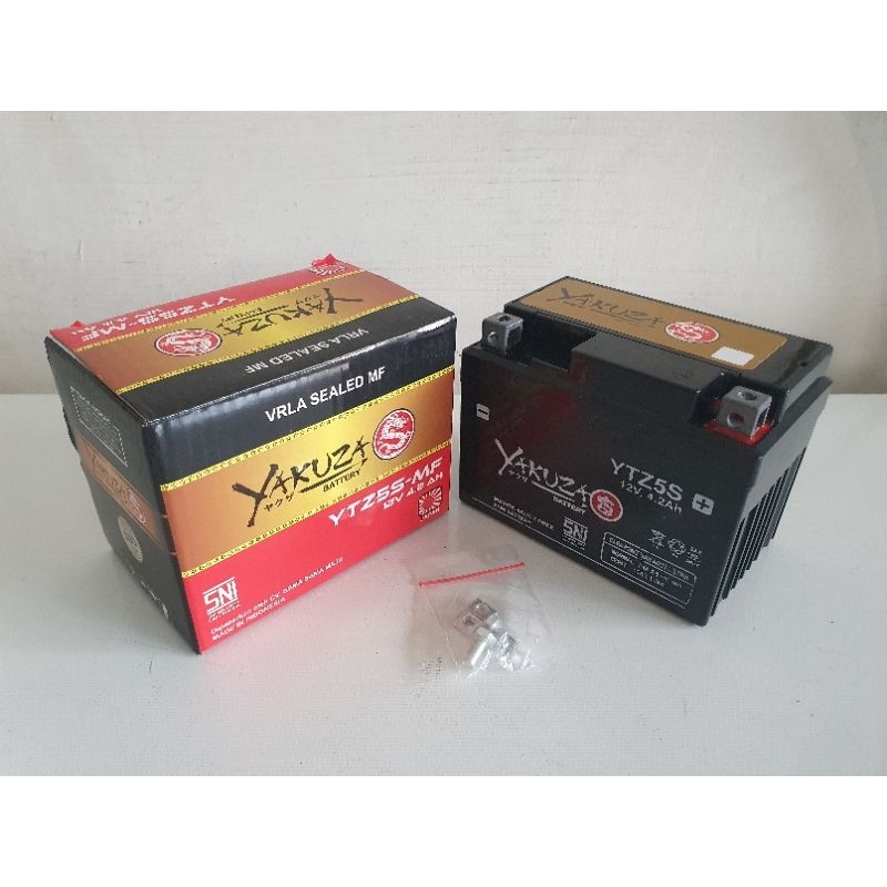 Jual BATERAI KERING DRY BATTERY MOTOR GTZ5S GTZ 5S KHARISMA KARISMA 12 ...
