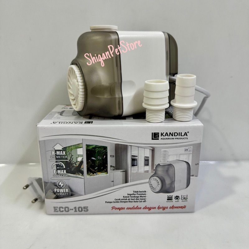 Jual KANDILA ECO 105 Pompa Air Aquarium / Kolam Ikan ECO105 | Shopee ...