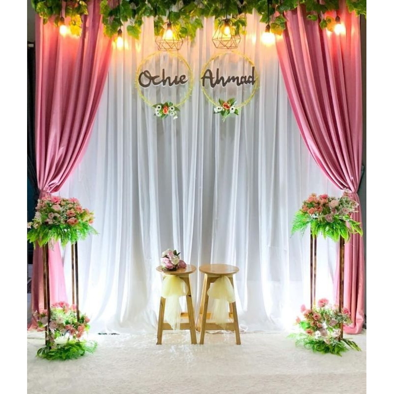 Jual Backdrop tinggi 2 meter lebar 3 meter siap pakai / bahan kain ...
