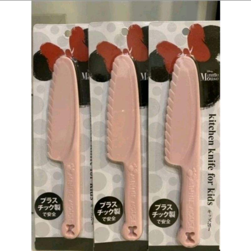 Jual Disney Minnie Mouse Kitchen Knife for Kids Child Safe Pisau untuk ...