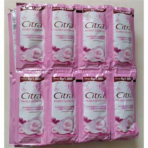 Jual Citra Hand Body Lotion Sachet Rp 1000 (Isi 12 Pcs / Selusin ...