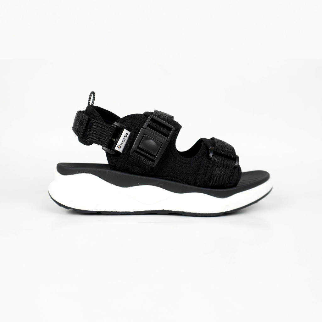 Jual Norte Outdoor Sandal Kadumbul - Black White - Sole Polyurethane ...