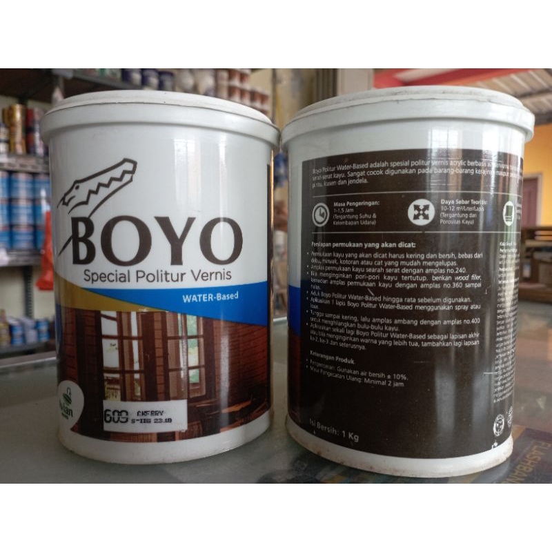 Jual Boyo Politur Vernis Water Based | Shopee Indonesia
