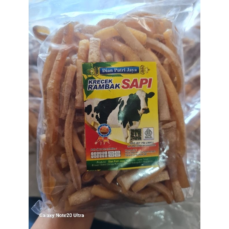 Jual KRECEK RAMBAK KULIT SAPI PREMIUM 500 gr | Shopee Indonesia