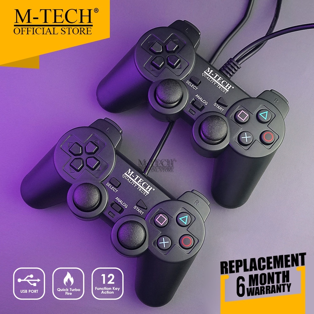 Jual GAMEPAD JOYSTICK DOUBLE USB STICK GAME UNTUK PC | Shopee Indonesia