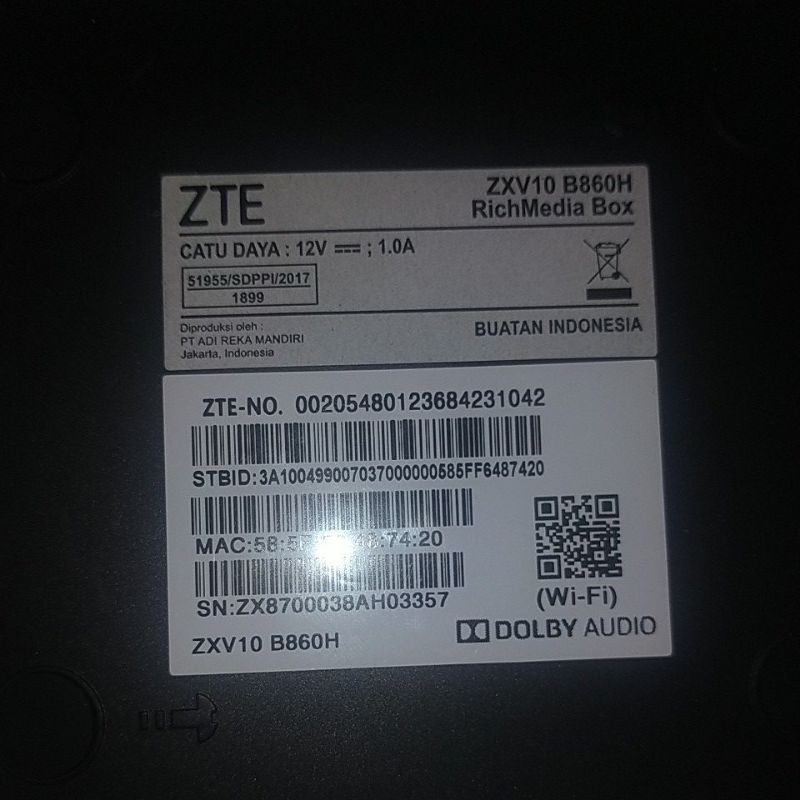 Jual ANDROID TV STB ZTE B860H Ver1 ( SMART TV BOX ) | Shopee Indonesia