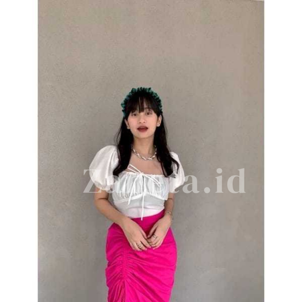 Jual Baju Atasan Sabrina Irise KIRANA Sabrina Crop Top Blouse Blus ...