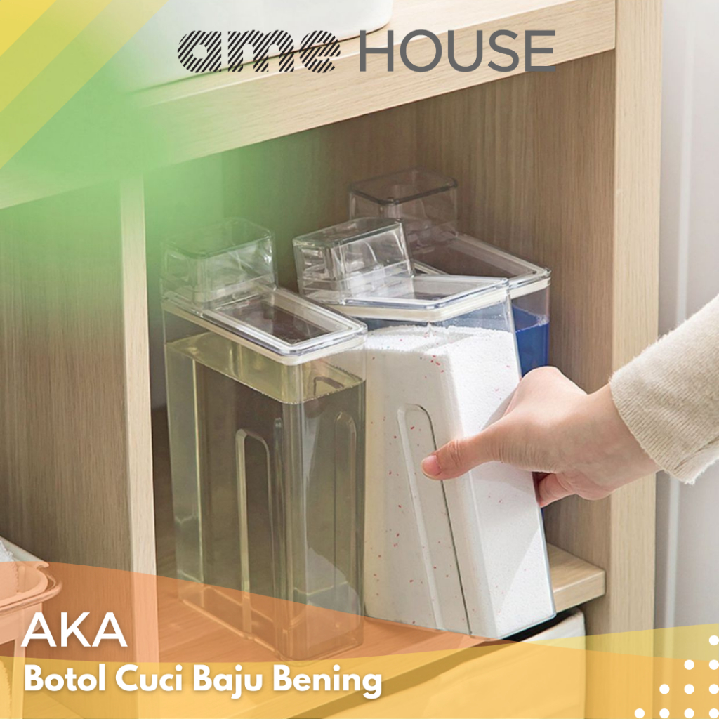 Jual |AME|AKA Botol Refil Sabun Cuci Estetis Botol Dispenser Ditergent ...