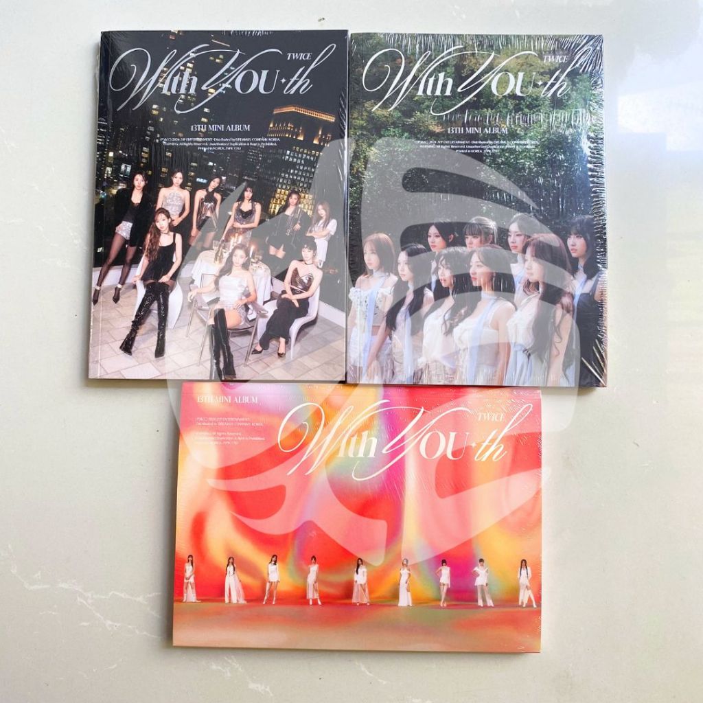 Jual [READY] TWICE With Youth Album Standard Reguler Version Full Set ...