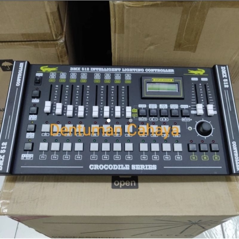 Jual Mixer dmx 512 Crocodile Controller Lighting warna Hijau / warna ...