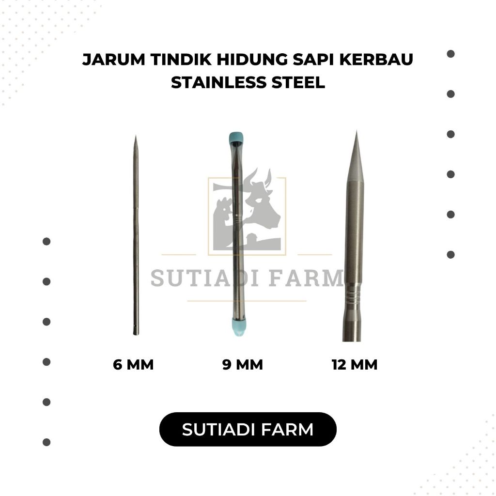 Jual Jarum Tindik Hidung Hewan Ternak Sapi Kerbau Stainless Steel ...