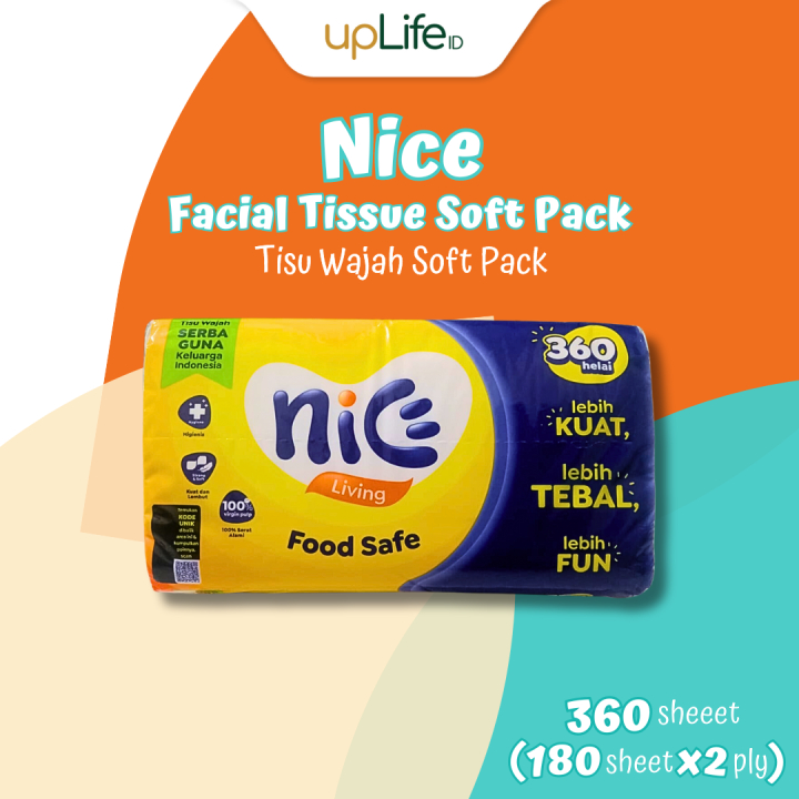 Jual Tissue Nice Facial / Soft Pack Tissue / Tissue Wajah / 2ply ...