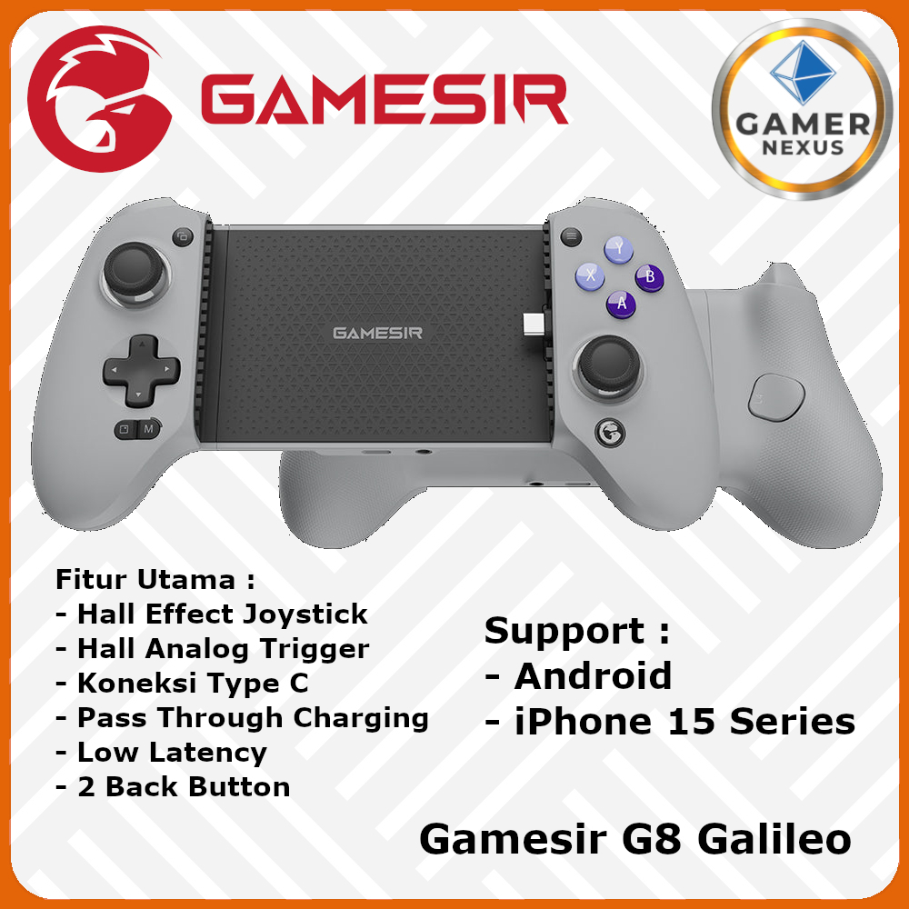 Jual Gamesir G8 Galileo Type C Gamepad Wired Controller Hall Effect Android iOS | Shopee Indonesia