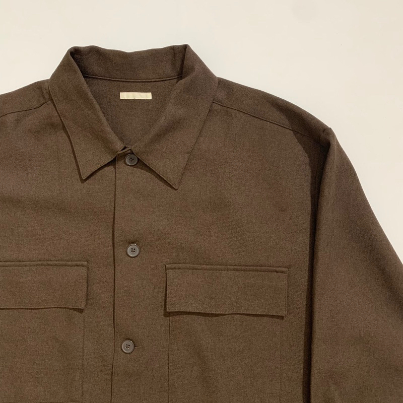 Jual GU by Uniqlo Work Jacket Brown Originals | Shopee Indonesia