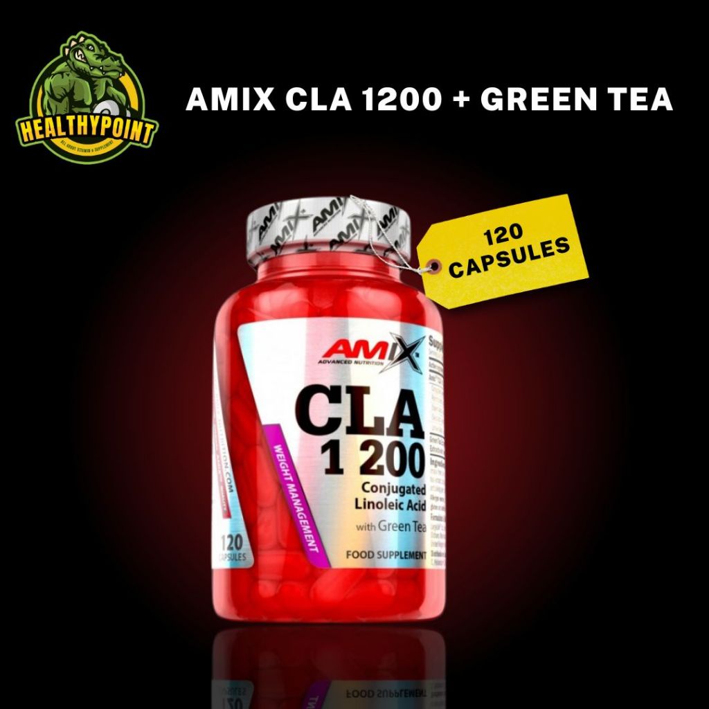 Jual AMIX CLA 1200 + GREEN TEA (120 CAPSULES) | Shopee Indonesia