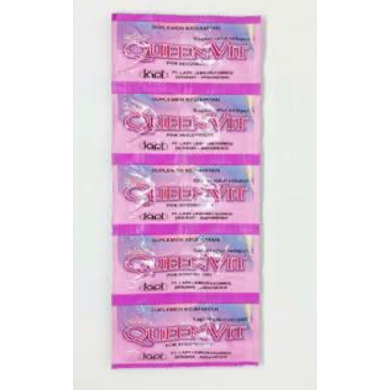 Jual Queenvit Strip 10 Kaplet | Shopee Indonesia