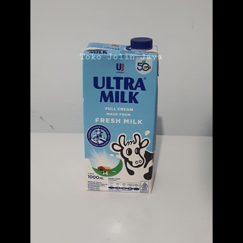 Jual 1 liter susu Ultra Milk UHT full cream / susu UHT Ultra Milk | Shopee Indonesia