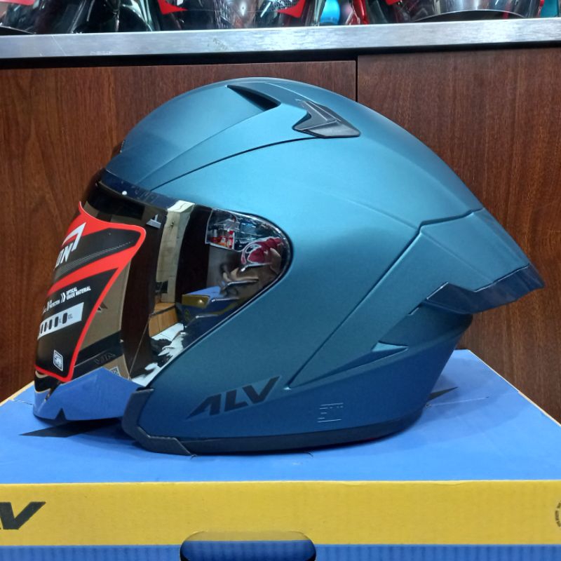 Jual HELM ALV ULTRON PRO SINGLE VISOR HALF FACE VISOR SILVER | Shopee ...