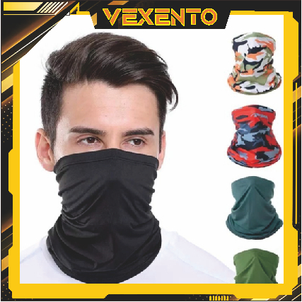 Jual Masker Motor Baff Bandana Hitam Motif by Vexento | Shopee Indonesia